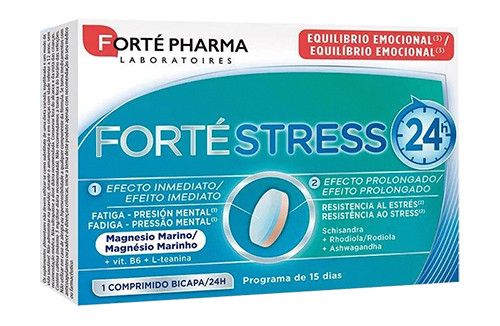 FORTÉ STRESS 24H 15 Comprimidos Bicapa | Mejor PRECIO
