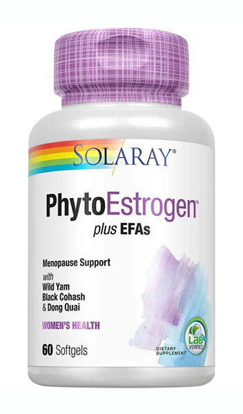 PhytoEstrogen Solaray | Fitoestrógenos Naturales en Cápsulas