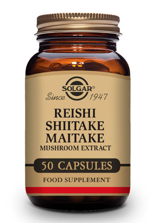 Reishi Shiitake Maitake SOLGAR | Propiedades y Opiniones