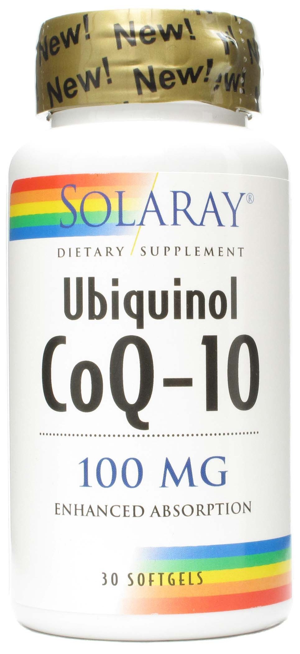 UBIQUINOL 100 mg | UBIQUINOL Q10 Solaray