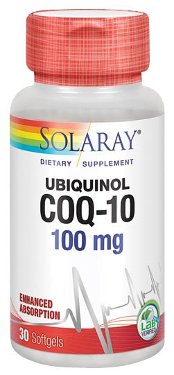 UBIQUINOL 100 mg | UBIQUINOL Q10 Solaray