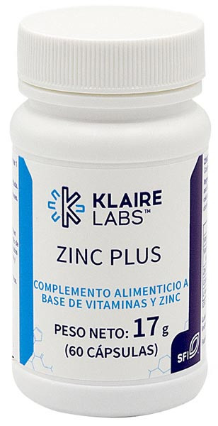 ZINC PLUS KLAIRE LABS al Mejor Precio